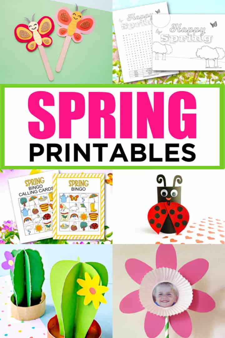 50+ Free Spring Printables For Kids - Made with HAPPY