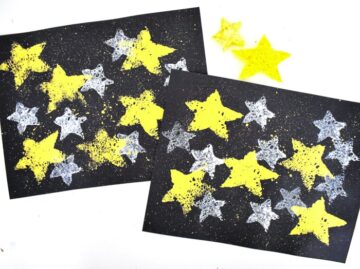 Easy Star Craft For Kids - Made with HAPPY