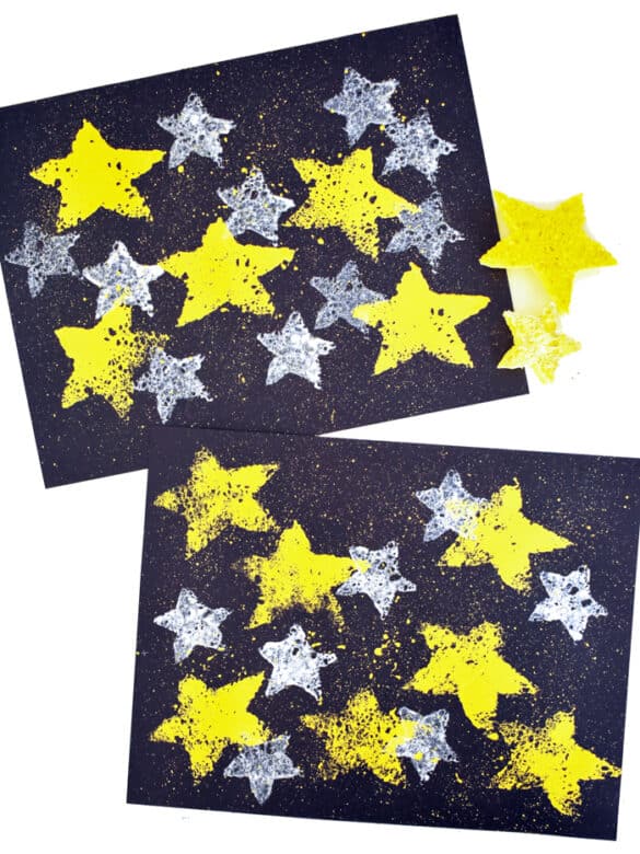 Easy Star Craft For Kids - Made with HAPPY