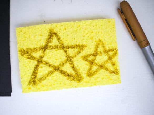 Easy Star Craft For Kids - Made with HAPPY