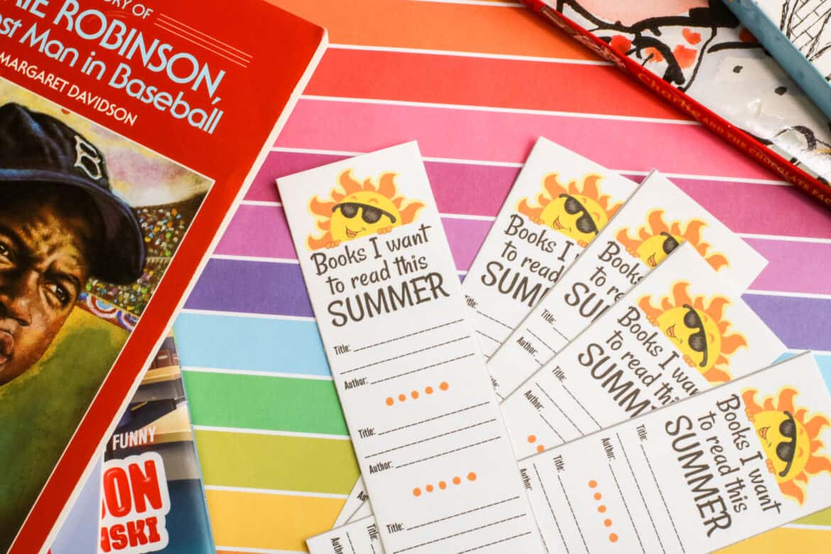 Summer Reading Log Printable Bookmark - Made with HAPPY