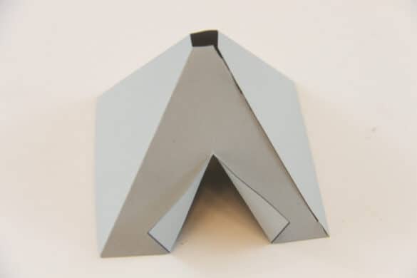 Fun Mini Paper Teepee Craft For Kids - Made with HAPPY