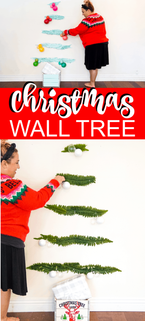 Wall Christmas Tree - Made with HAPPY