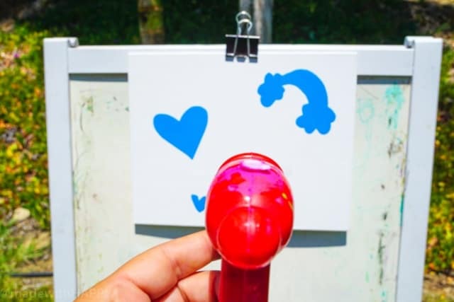 Water Gun Painting - Squirt Gun Painting - Fun Art Project
