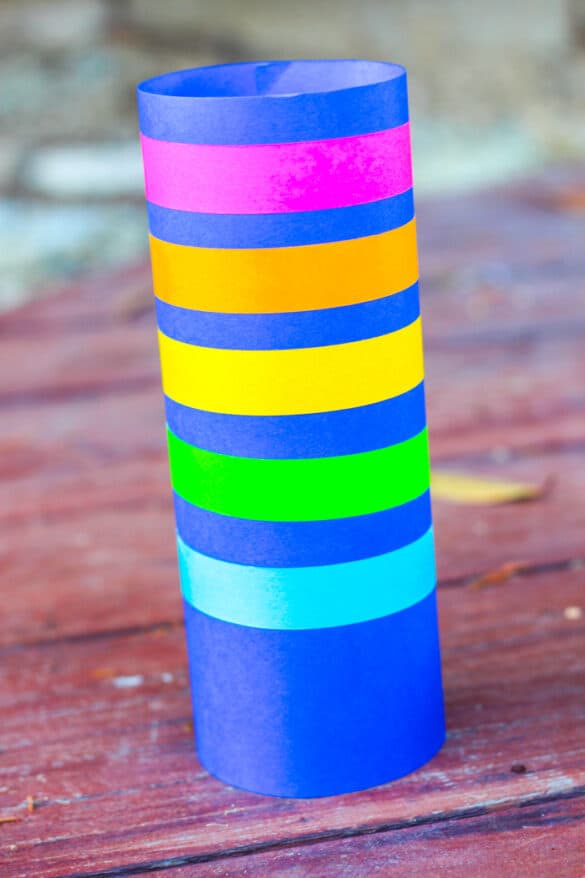 Simple Paper Wind Sock Craft - Camping Kids Crafts