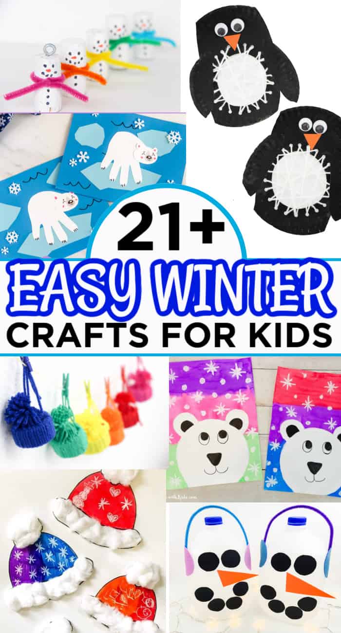 Easy Winter Crafts For Kids - Crafts, Coloring Pages, Games and More!