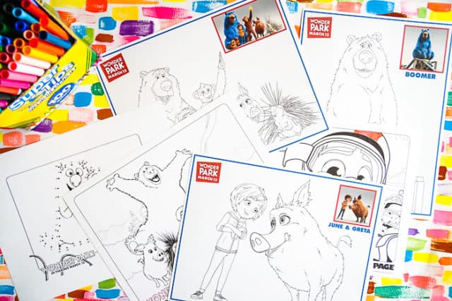 Wonder Park Coloring Pages - Free Kids Coloring Pages