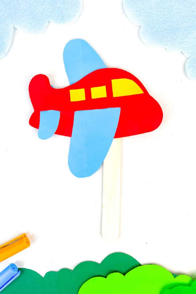 Airplane Craft - Easy Paper Craft - Made with HAPPY
