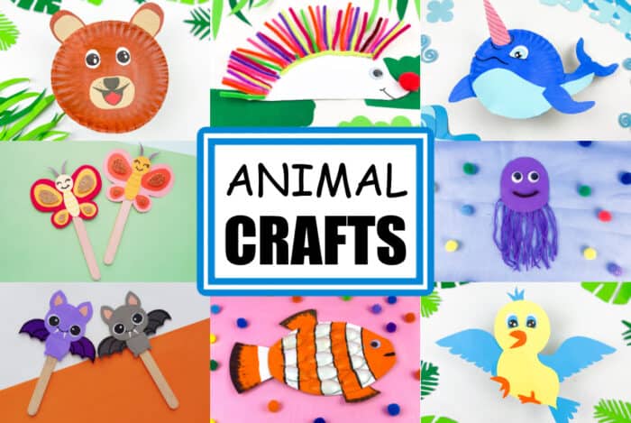 101+ Easy and Fun Animal Crafts and Activities For Kids