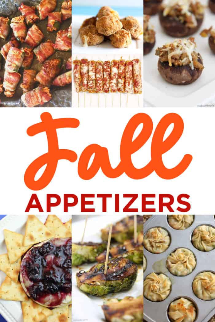 30+ Easy Fall Appetizers - Made with HAPPY