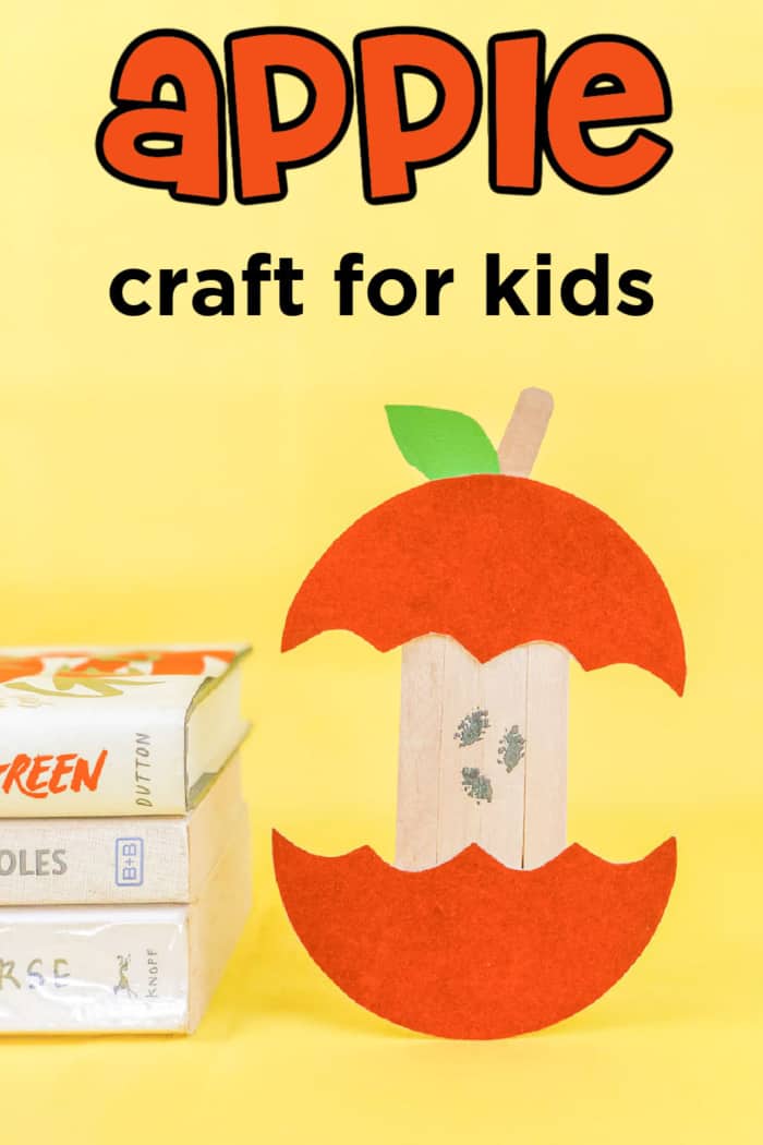 Simple Apple Craft For Kids - Made with HAPPY