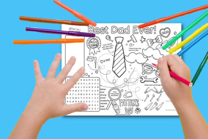 Free Printable Father's Day Activities - Made with HAPPY