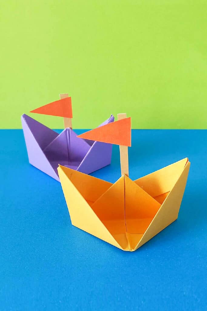 How To Make an Origami Boat - Made with HAPPY