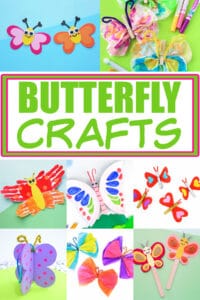 35+ Easy Butterfly Crafts For Kids - Made with HAPPY
