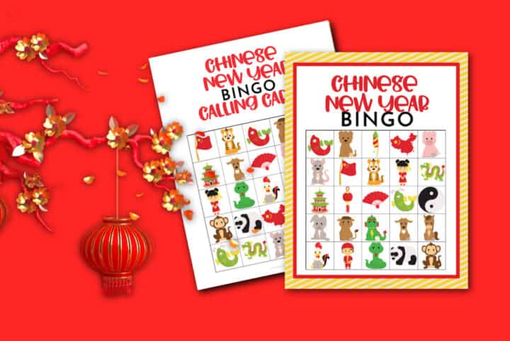 Chinese New Year Bingo Game FREE Printable - Made with HAPPY