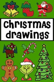 Christmas Drawings - Made with HAPPY