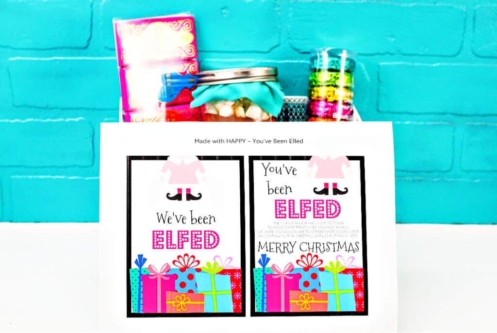 Free Printable You've Been Elfed - Neighbors Holiday Gift