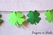 Printable Four Leaf Clover Garland - Made with Happy