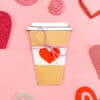 DIY Coffee Card with Free Template - Made with HAPPY