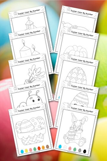 50+ April Coloring Pages [FREE Printables] - Made with HAPPY