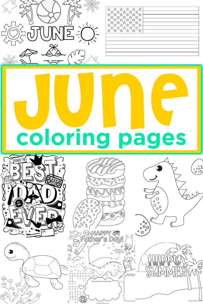 35+ June Coloring Pages - Made with HAPPY