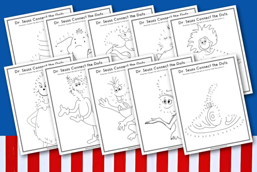 Free Printable Dr. Seuss Connect the Dots - Made with HAPPY