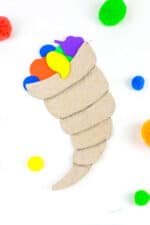 Paper Cornucopia Craft - Made with HAPPY