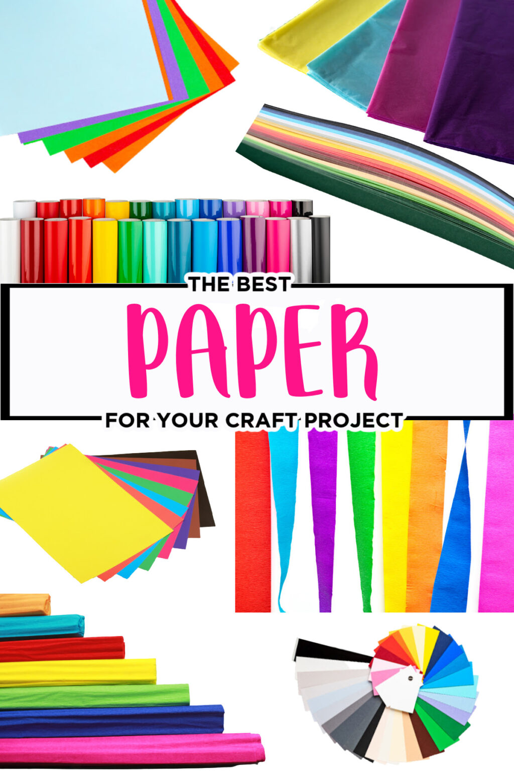 Different Types of Paper For Your Craft Projects - Made with HAPPY