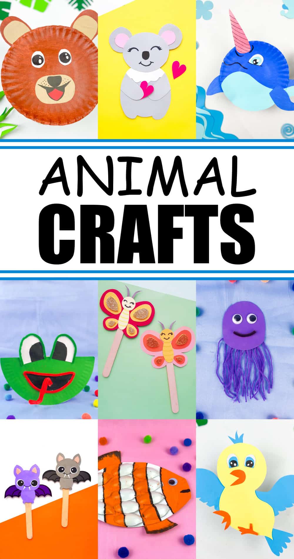 101+ Easy and Fun Animal Crafts and Activities For Kids