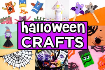 Fun Halloween Paper Cup Monster Craft - Made with HAPPY