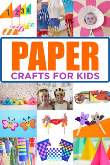 101+ Easy Paper Crafts For Kids - Made with HAPPY