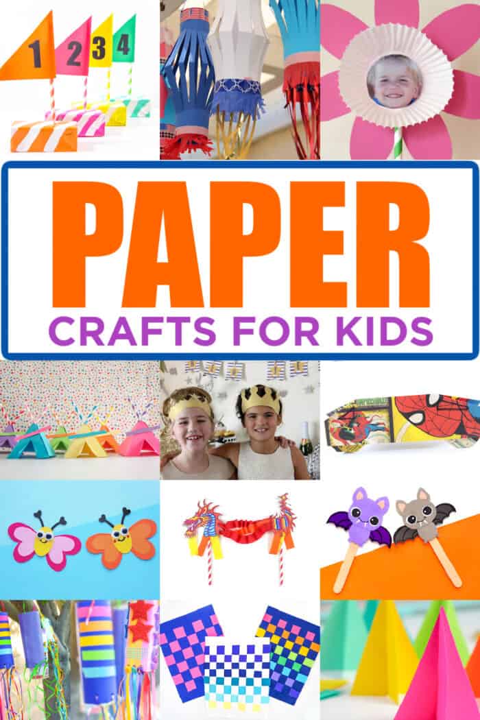 101+ Easy Paper Crafts For Kids - Made with HAPPY