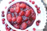 Cranberry Grape Compote - Made with HAPPY