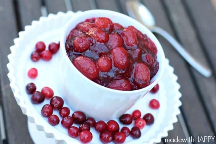 Cranberry Grape Compote - Made with HAPPY