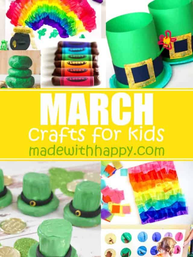March Crafts - Made with HAPPY