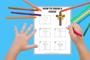 How To Draw a Cross Easy Step-By-Step Tutorial - Made with HAPPY