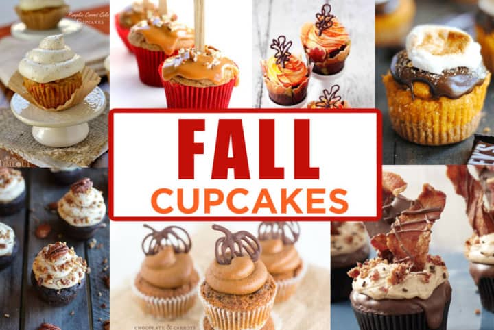 35+ Fall Cupcake Ideas - Made with HAPPY - Fall Desserts