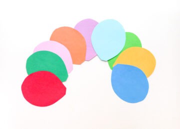 Easy Paper Hot Air Balloon Craft - Made with HAPPY