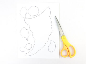 Paper Cornucopia Craft - Made with HAPPY