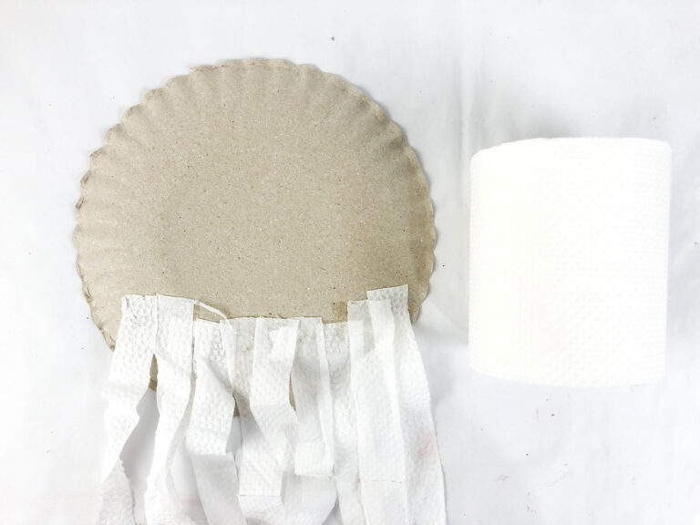 Fun Paper Plate Ghost Craft For Halloween - Made with HAPPY