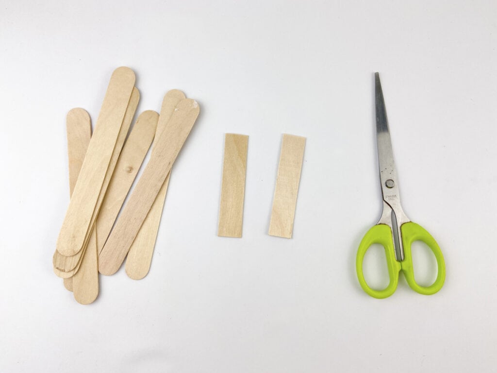 Easy Popsicle Stick Pumpkin Craft For Halloween - Made with HAPPY