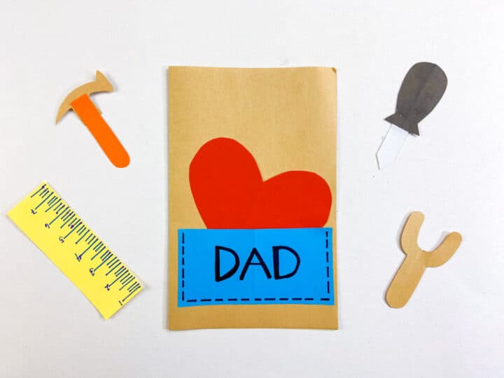Father's Day Tool Box Craft - Made with HAPPY