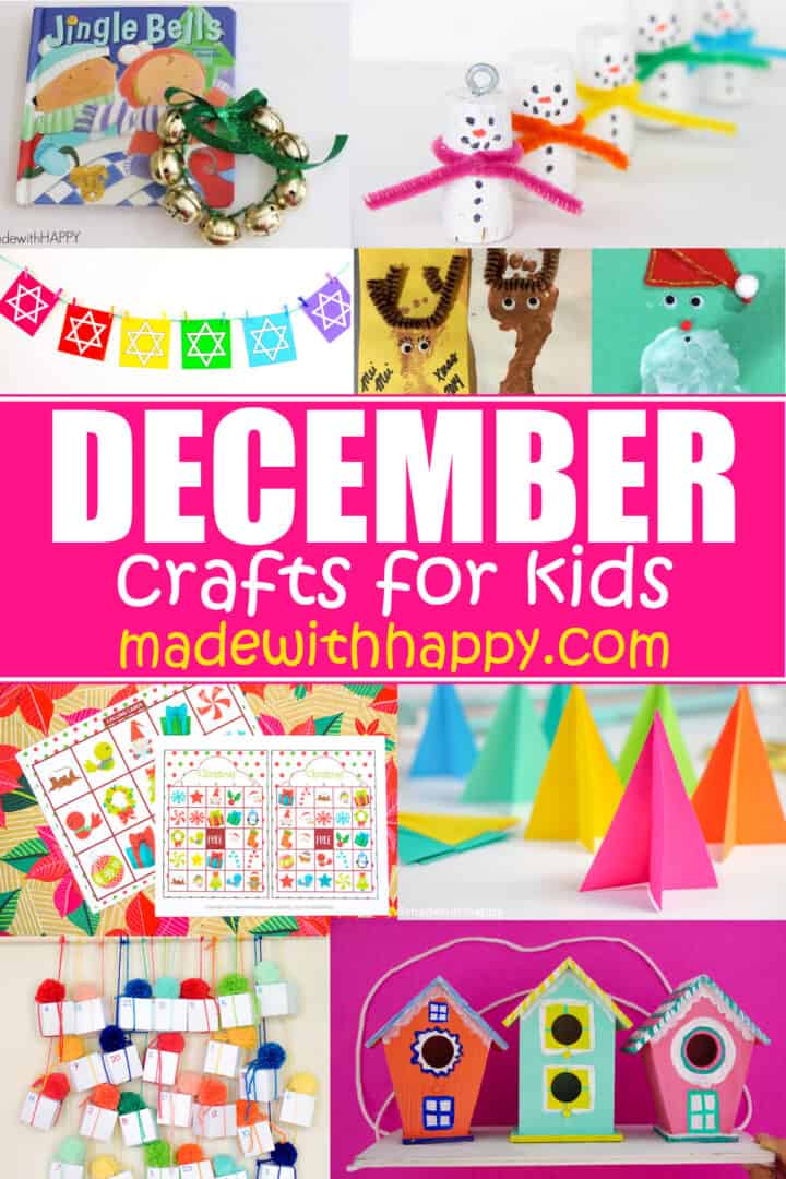 December Crafts For Kids - Made with HAPPY