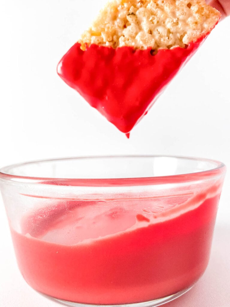 Santa Hat Rice Krispie Treats - Made with HAPPY