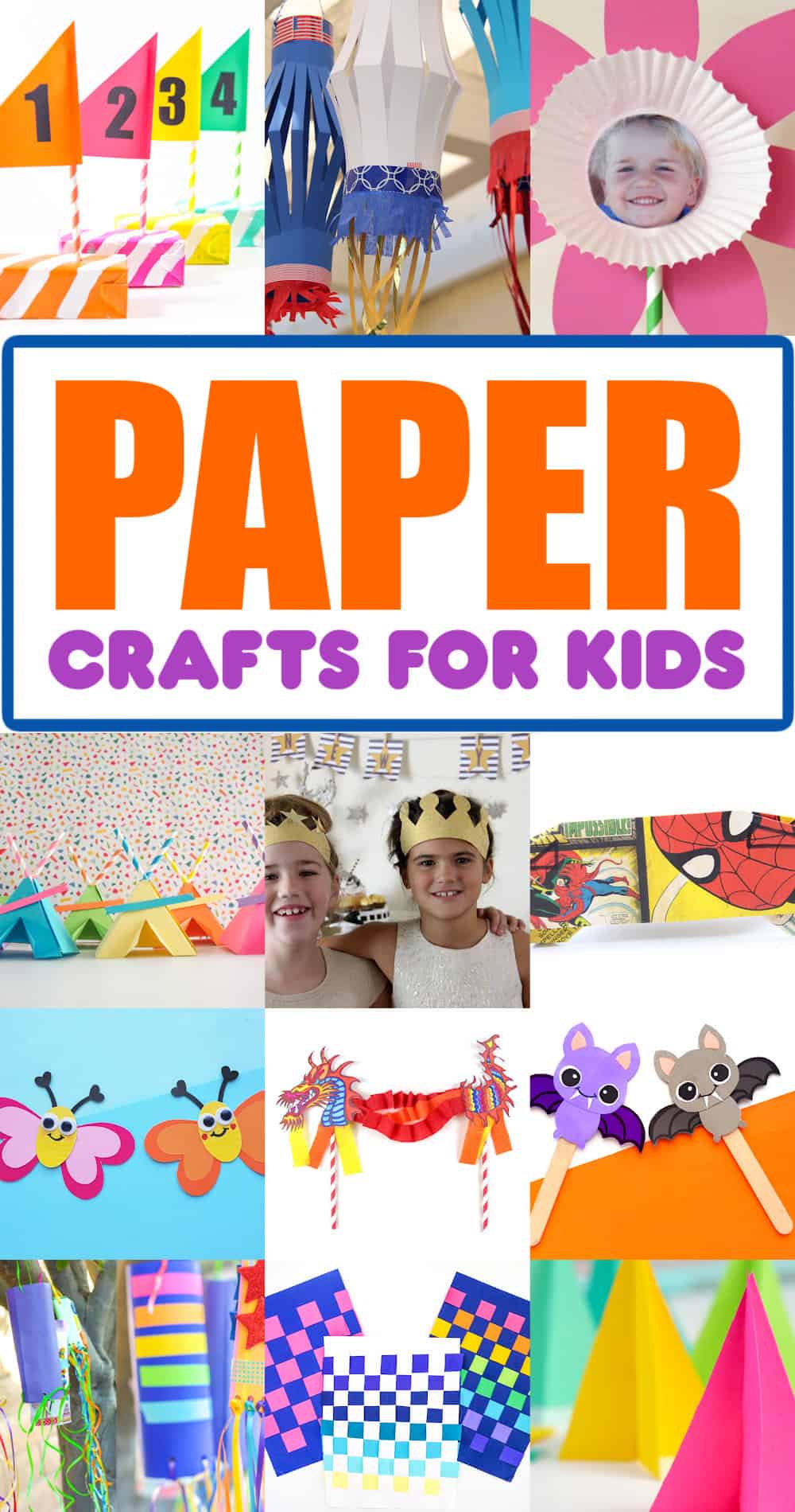 101+ Easy Paper Crafts For Kids - Made with HAPPY