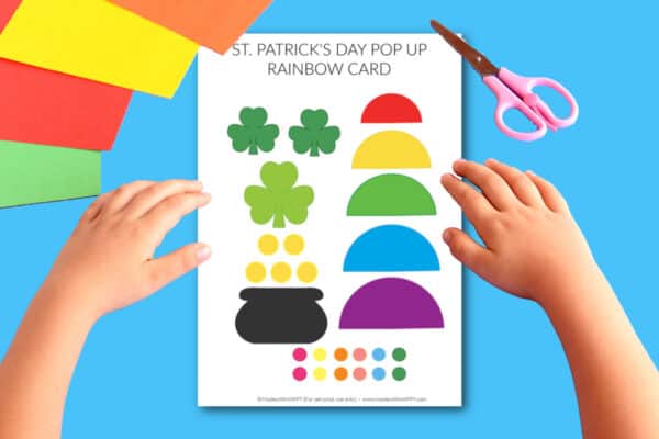 Pot of Gold Pop-Up Rainbow Card - Made with HAPPY