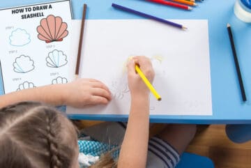 How To Draw a Shell - Easy Step-by-Step Tutorial - Made with HAPPY