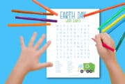 Free Printable Earth Day Word Search For Kids - Made with HAPPY