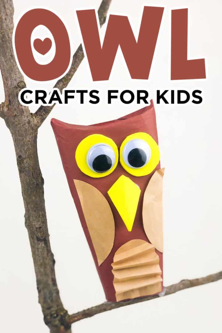Cute Paper Owl Craft For Kids - Made with HAPPY