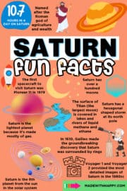 50+ Fun Facts About Saturn - Made with HAPPY